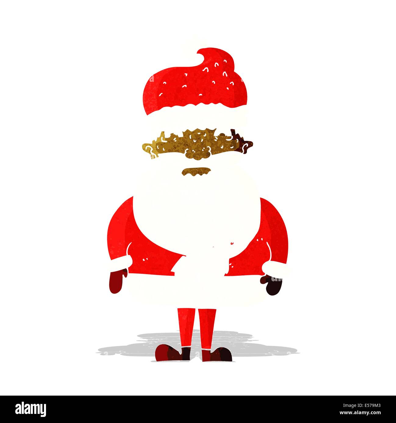 cartoon grumpy santa claus Stock Vector Image & Art - Alamy