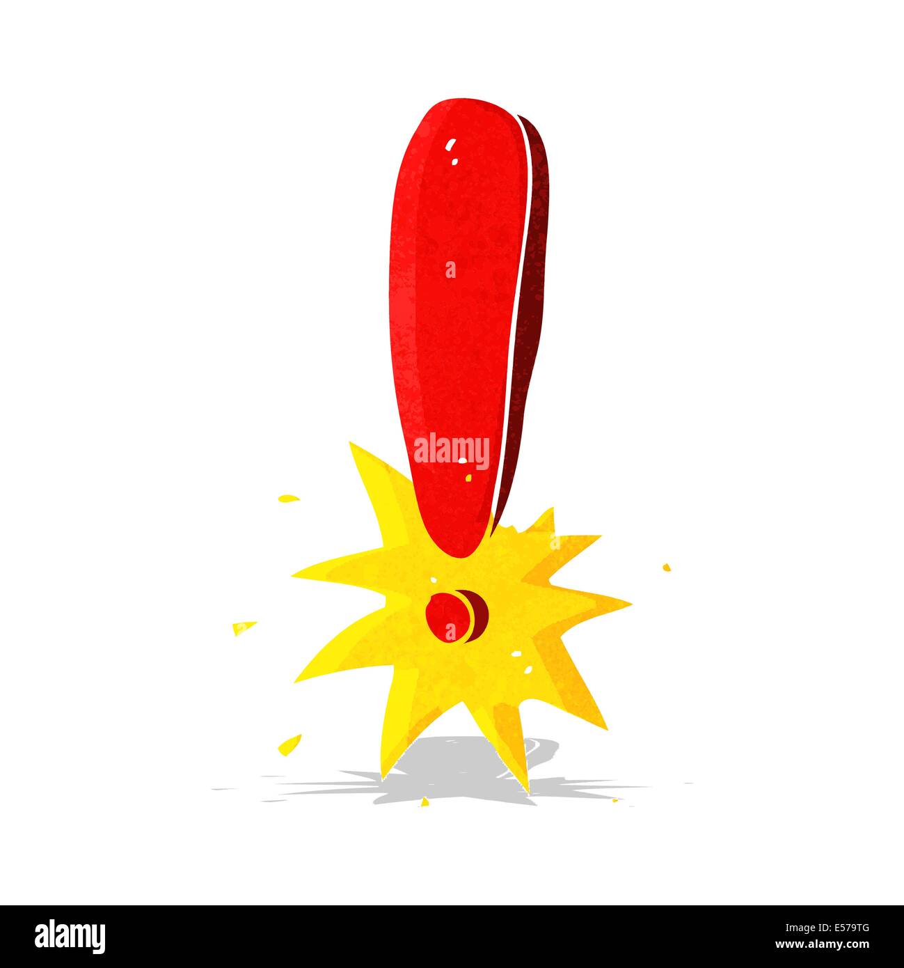 cartoon exclamation mark Stock Vector Image & Art - Alamy