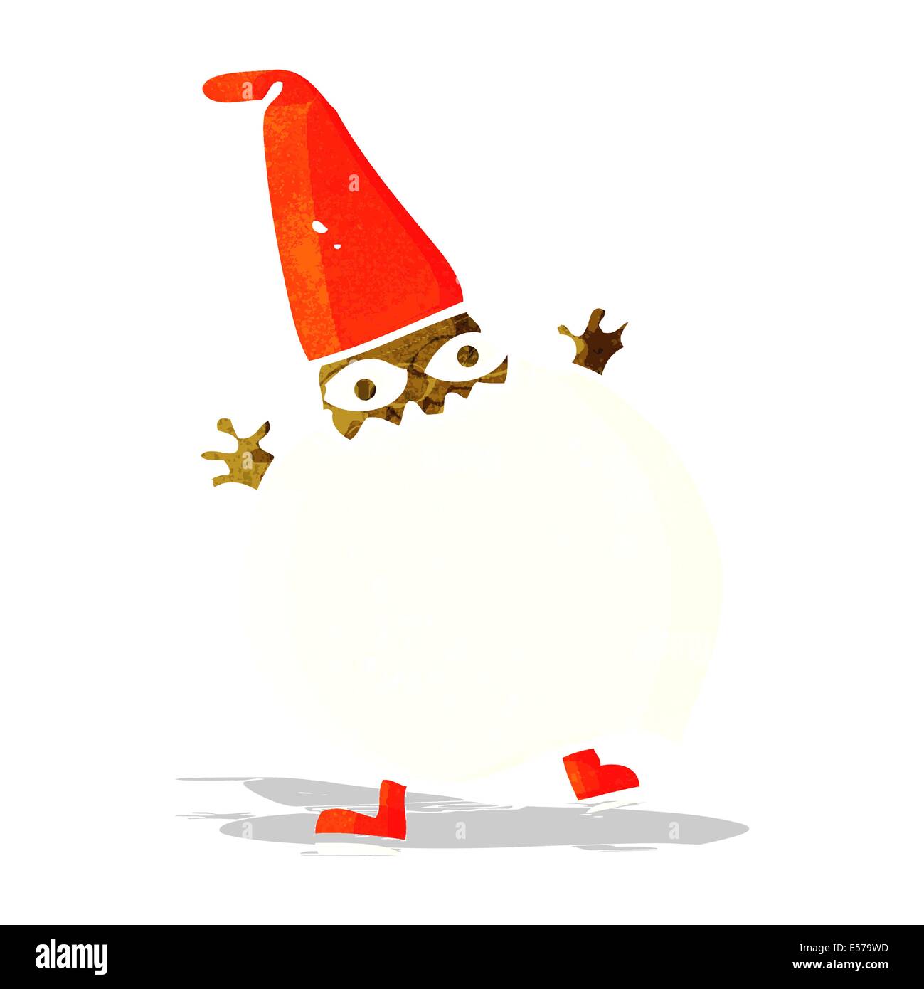 cartoon tiny santa Stock Vector Image & Art - Alamy
