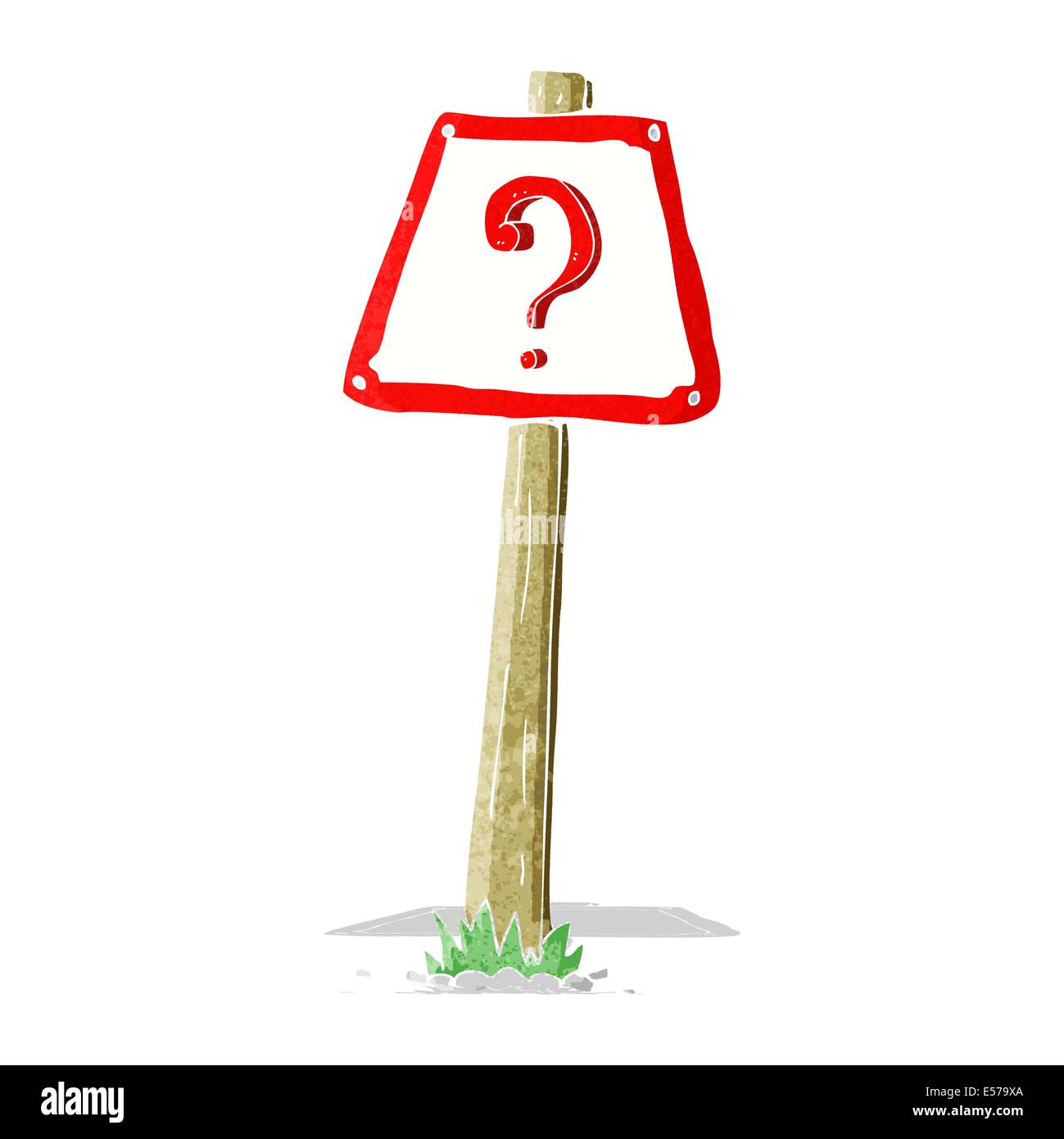 cartoon question mark sign Stock Vector Image & Art - Alamy
