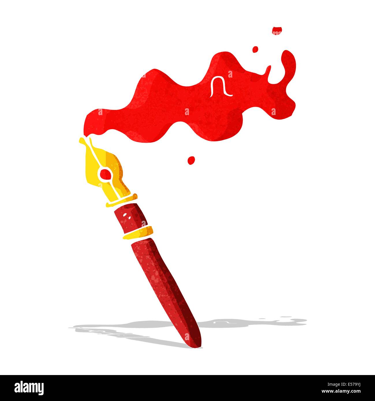 cartoon fountain pen Stock Vector Image & Art - Alamy