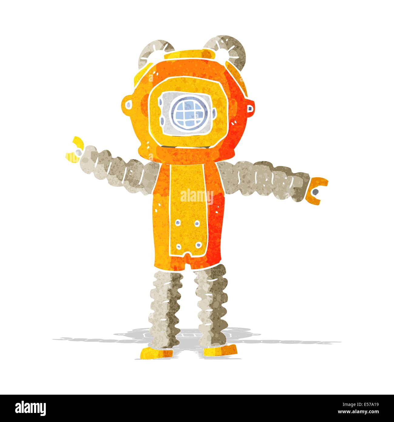 cartoon deep sea diver Stock Vector Image & Art - Alamy