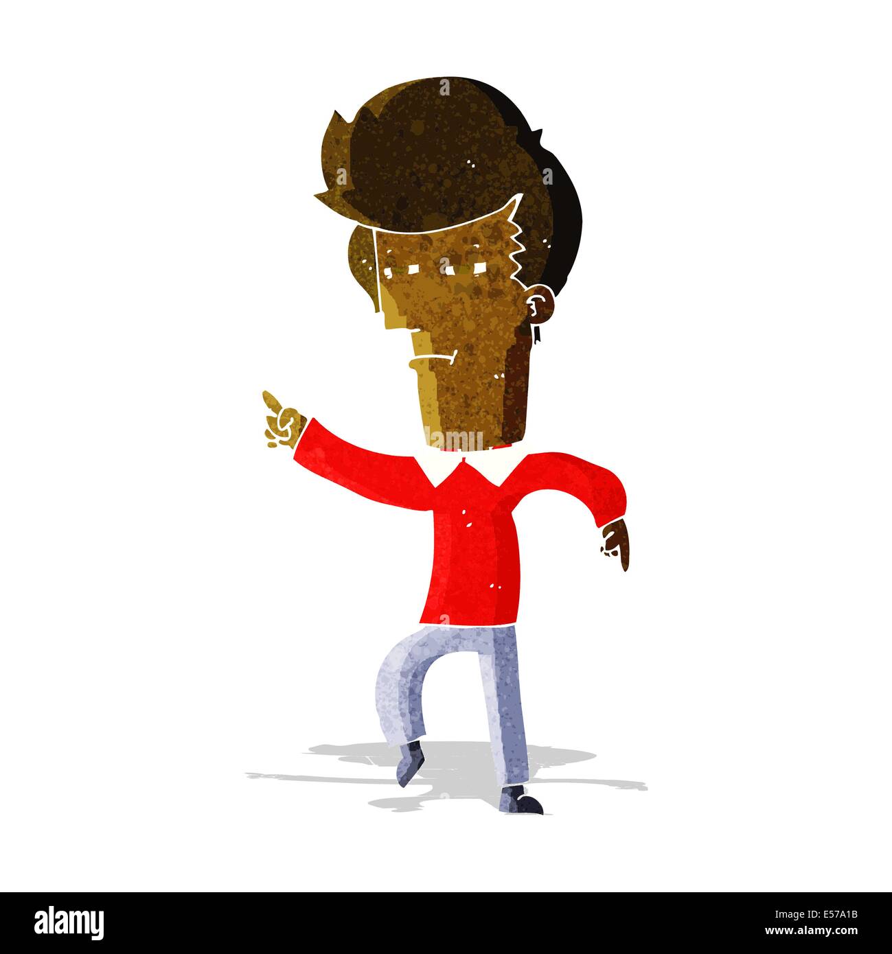 cartoon man accusing Stock Vector Image & Art - Alamy