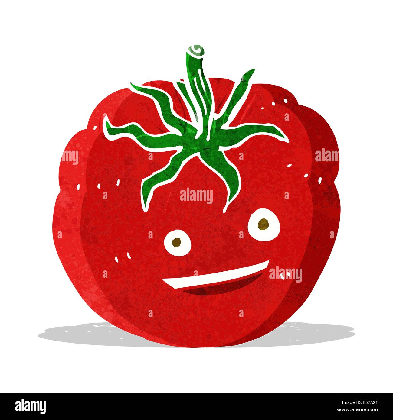 cartoon happy tomato Stock Vector Image & Art - Alamy