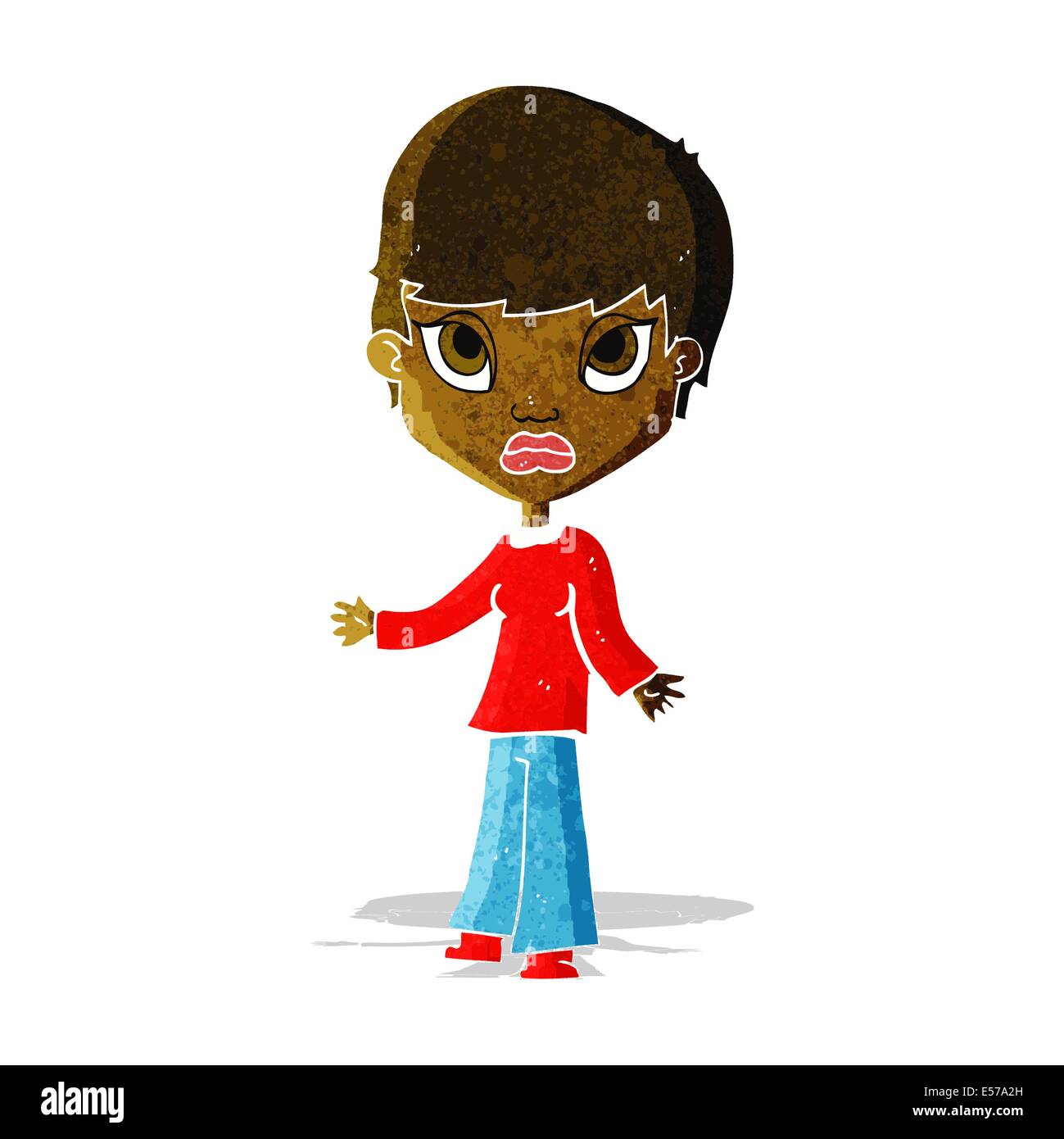 Pout cartoon Cut Out Stock Images & Pictures - Alamy