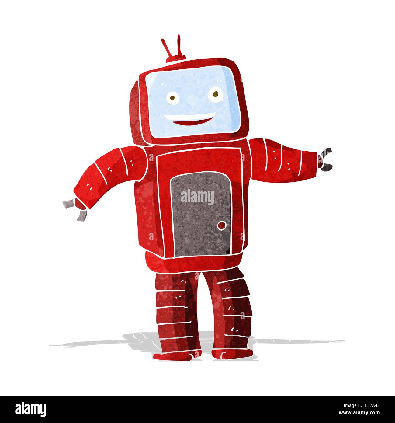 cartoon funny robot Stock Vector Image & Art - Alamy