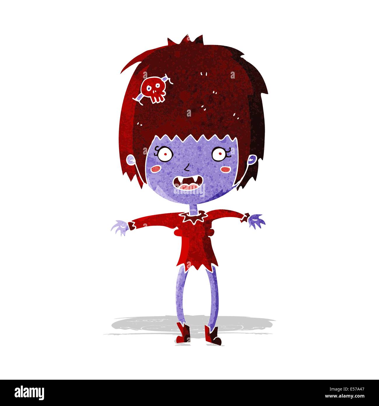 cartoon vampire girl Stock Vector Image & Art - Alamy