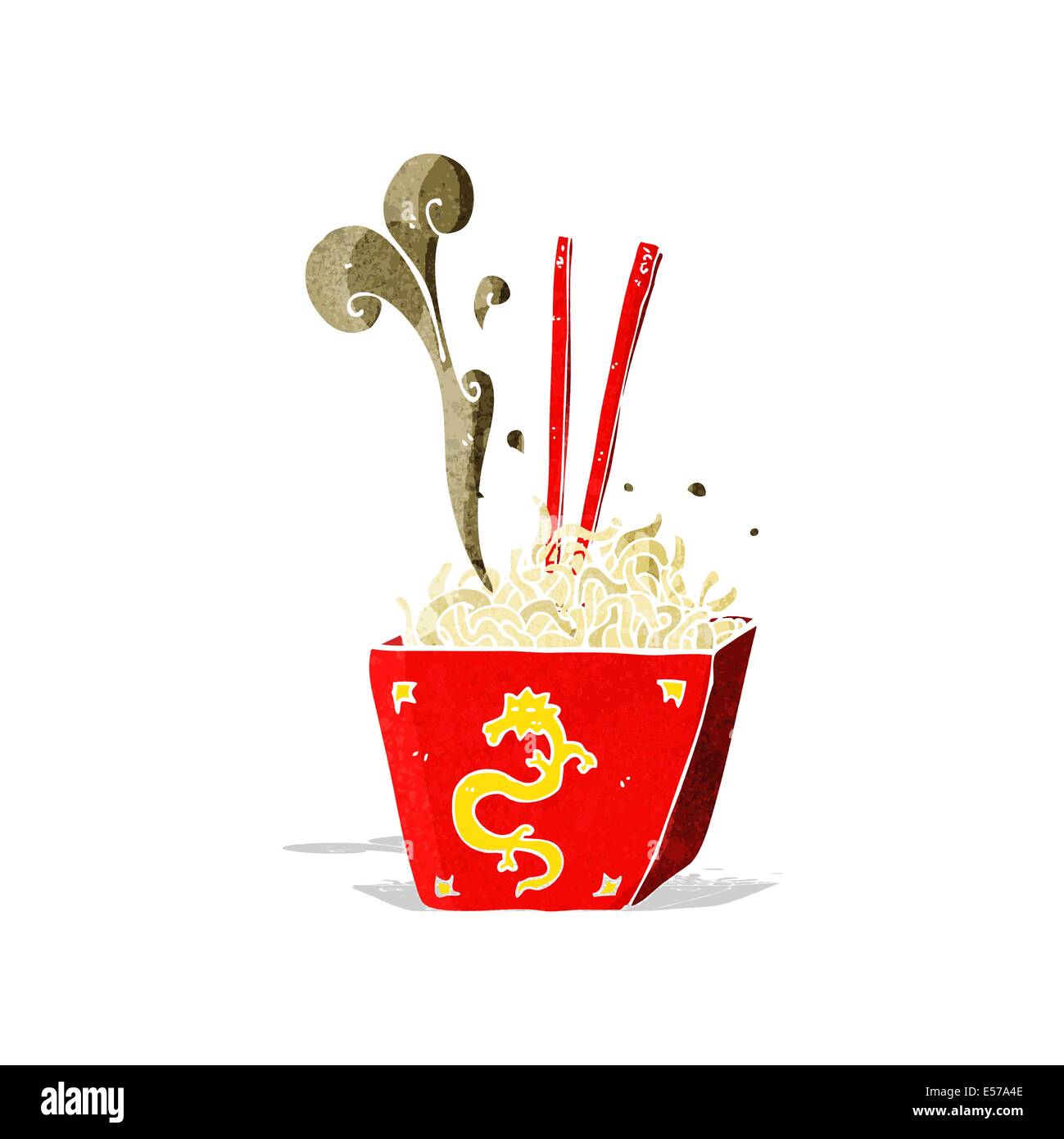 cartoon noodles in box Stock Vector Image & Art - Alamy