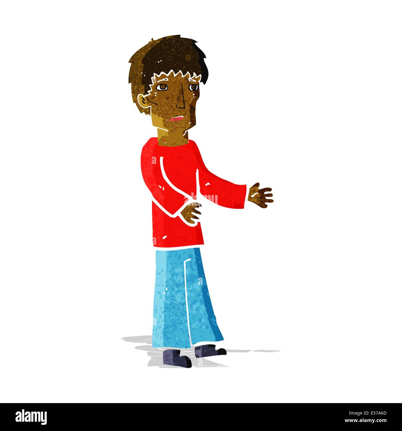 cartoon man explaining Stock Vector Image & Art - Alamy