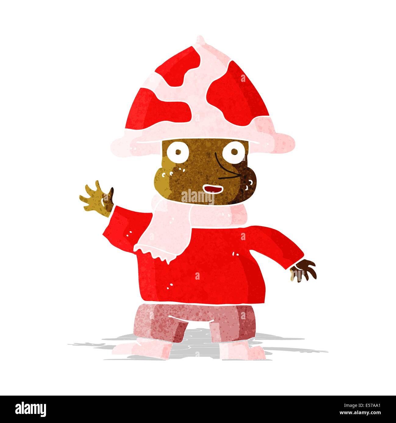 cartoon mushroom man Stock Vector Image & Art - Alamy