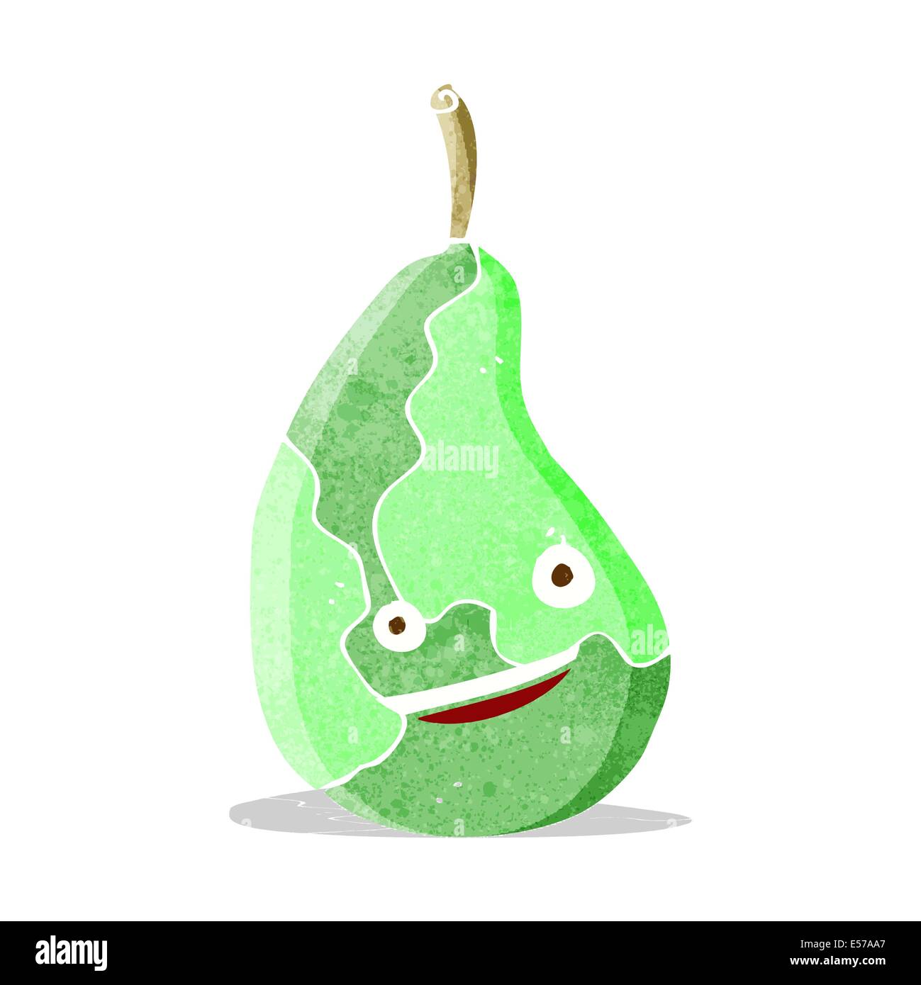 cartoon happy pear Stock Vector Image & Art - Alamy