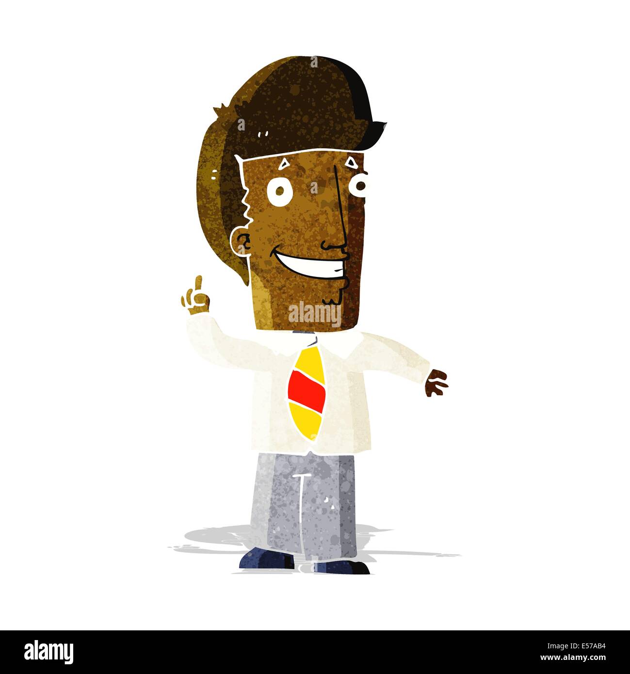 cartoon office man with idea Stock Vector Image & Art - Alamy