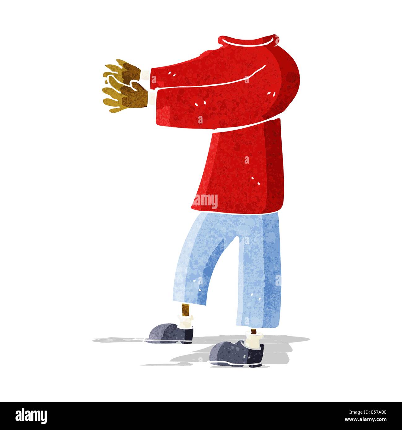 cartoon headless body (mix and match cartoons or add own photo Stock ...