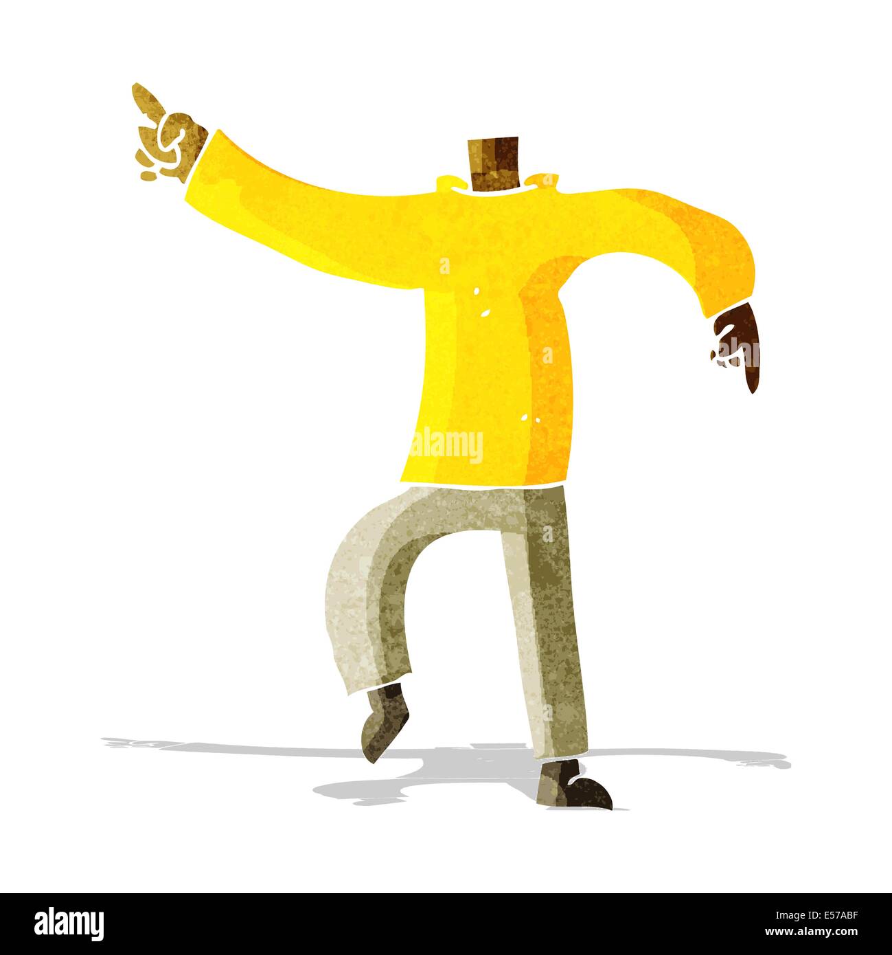 cartoon pointing body (mix and match cartoons or add own photo Stock ...