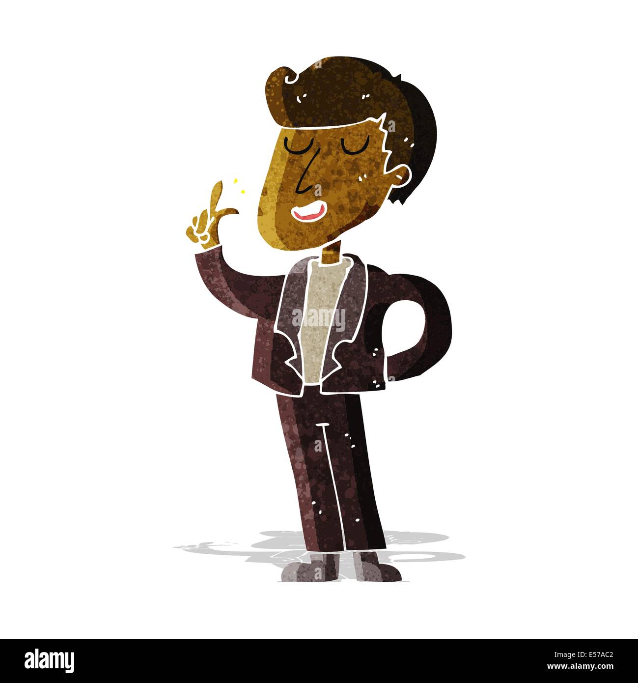 cartoon cool guy snapping fingers Stock Vector Image & Art - Alamy