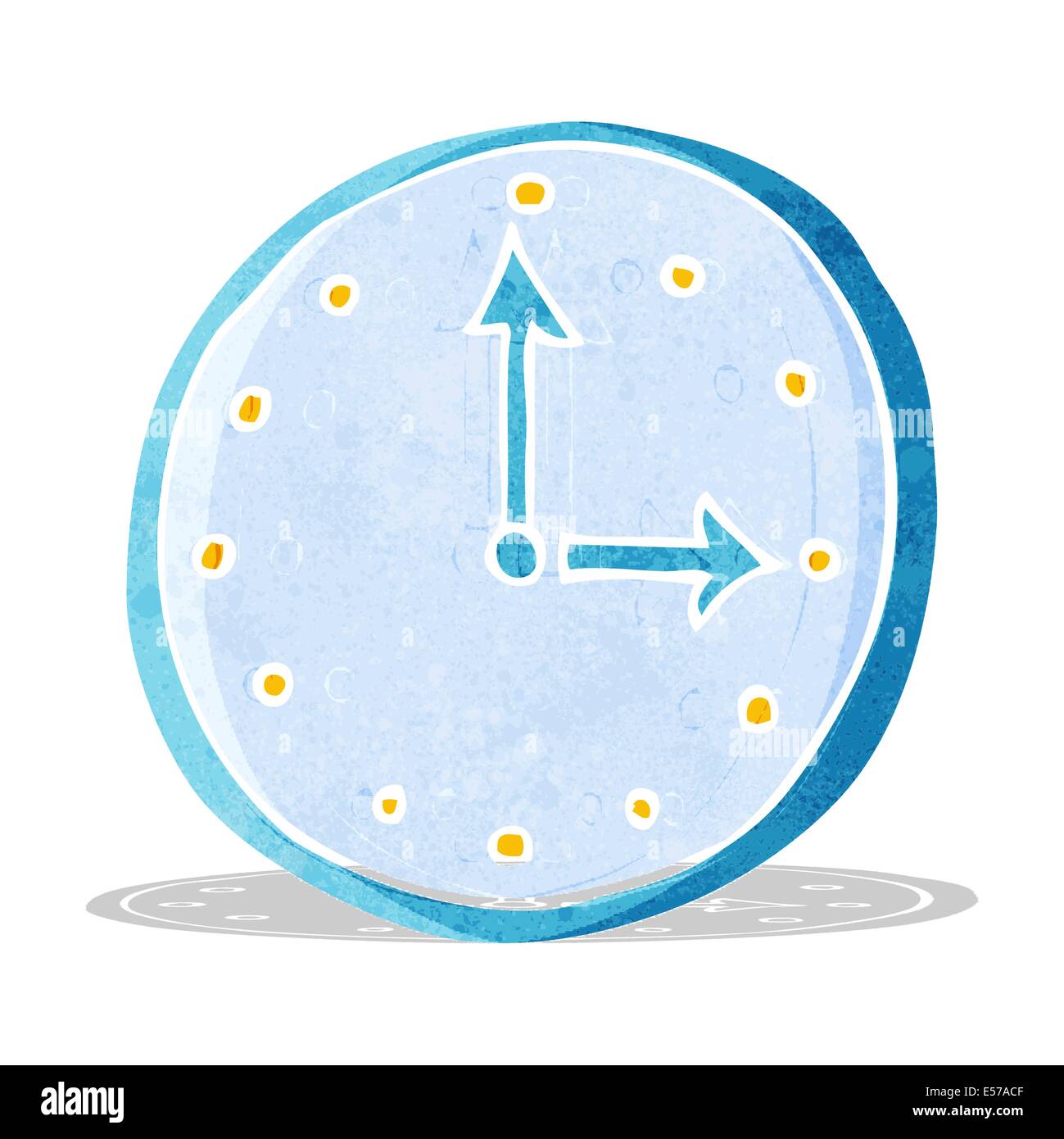 cartoon clock symbol Stock Vector Image & Art - Alamy