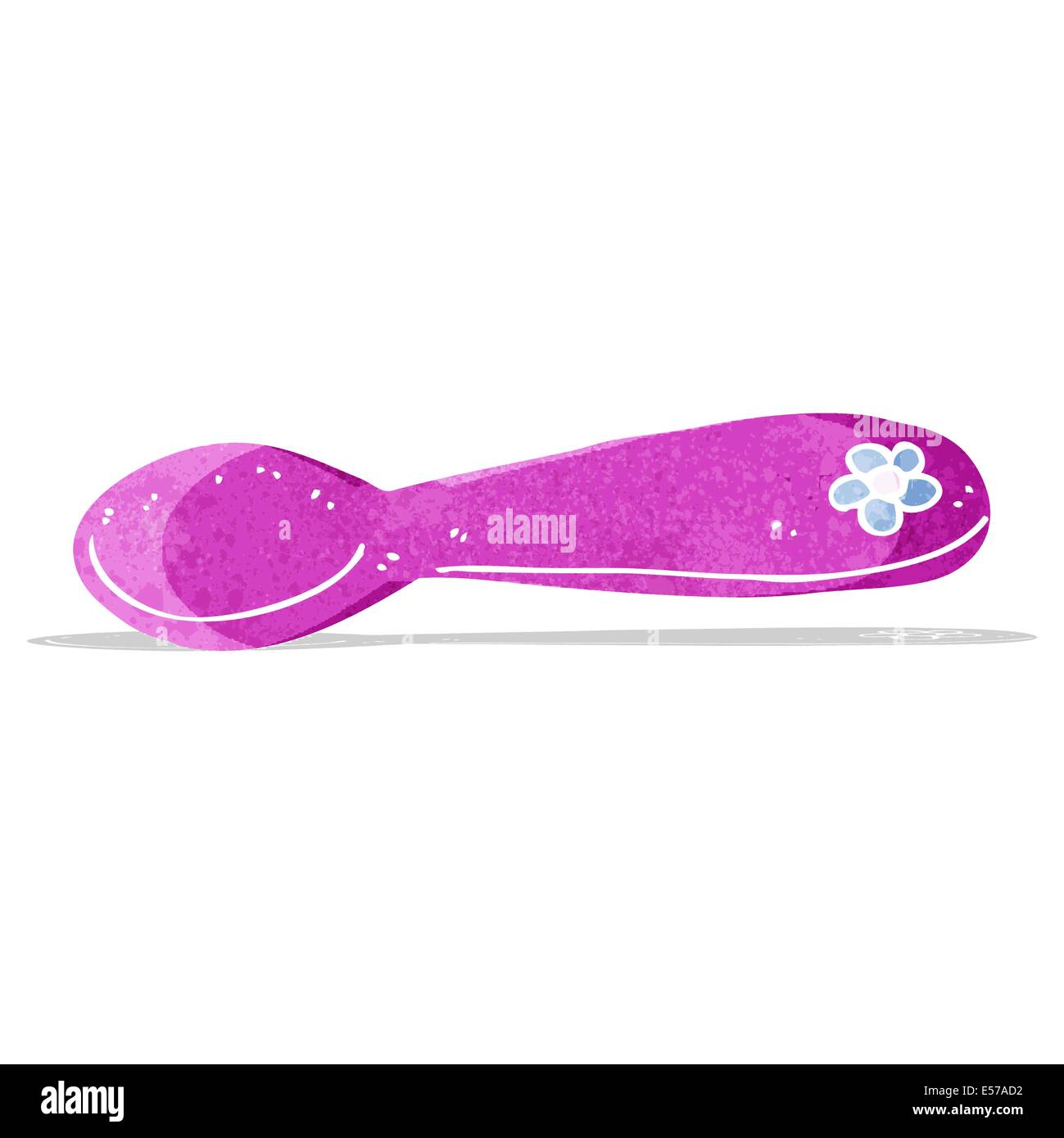Cartoon character spoon happy Cut Out Stock Images & Pictures - Alamy