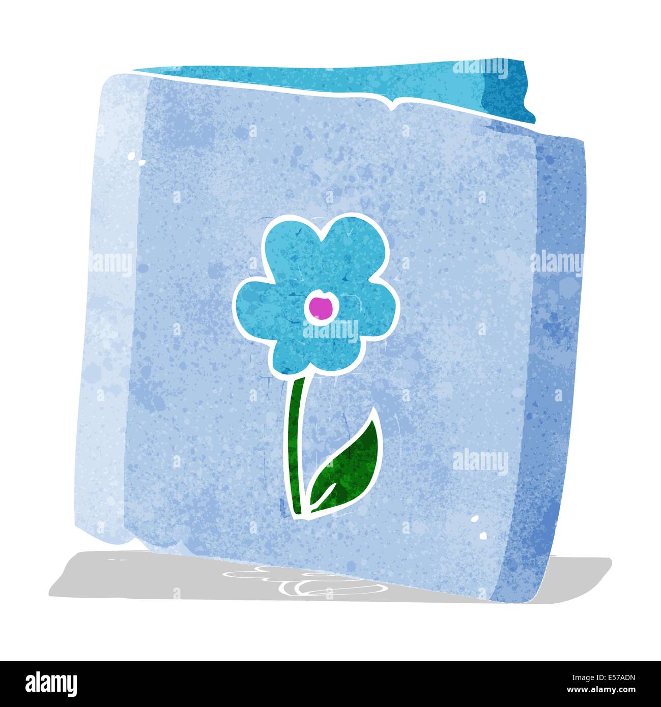 cartoon flower greeting card Stock Vector Image & Art - Alamy