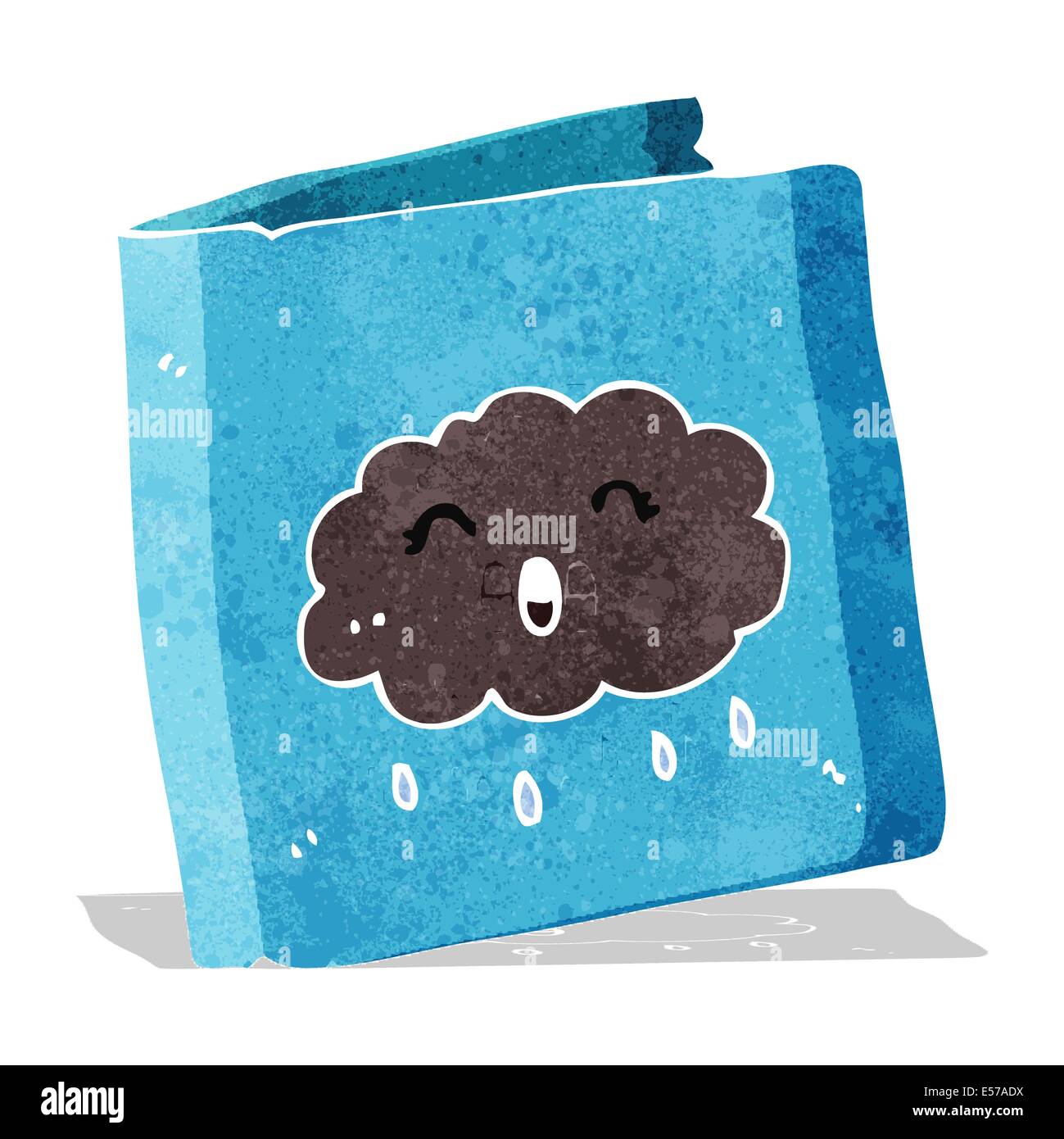 cartoon card with cloud pattern Stock Vector Image & Art - Alamy