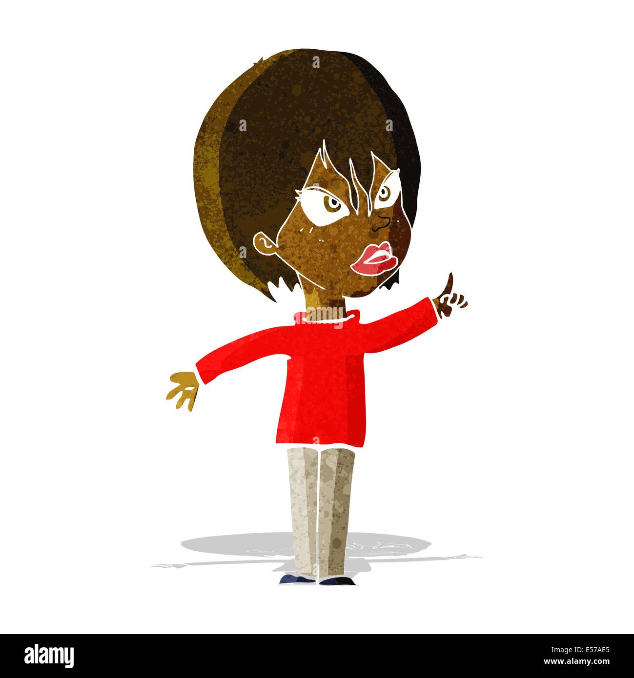 cartoon woman arguing Stock Vector Image & Art - Alamy