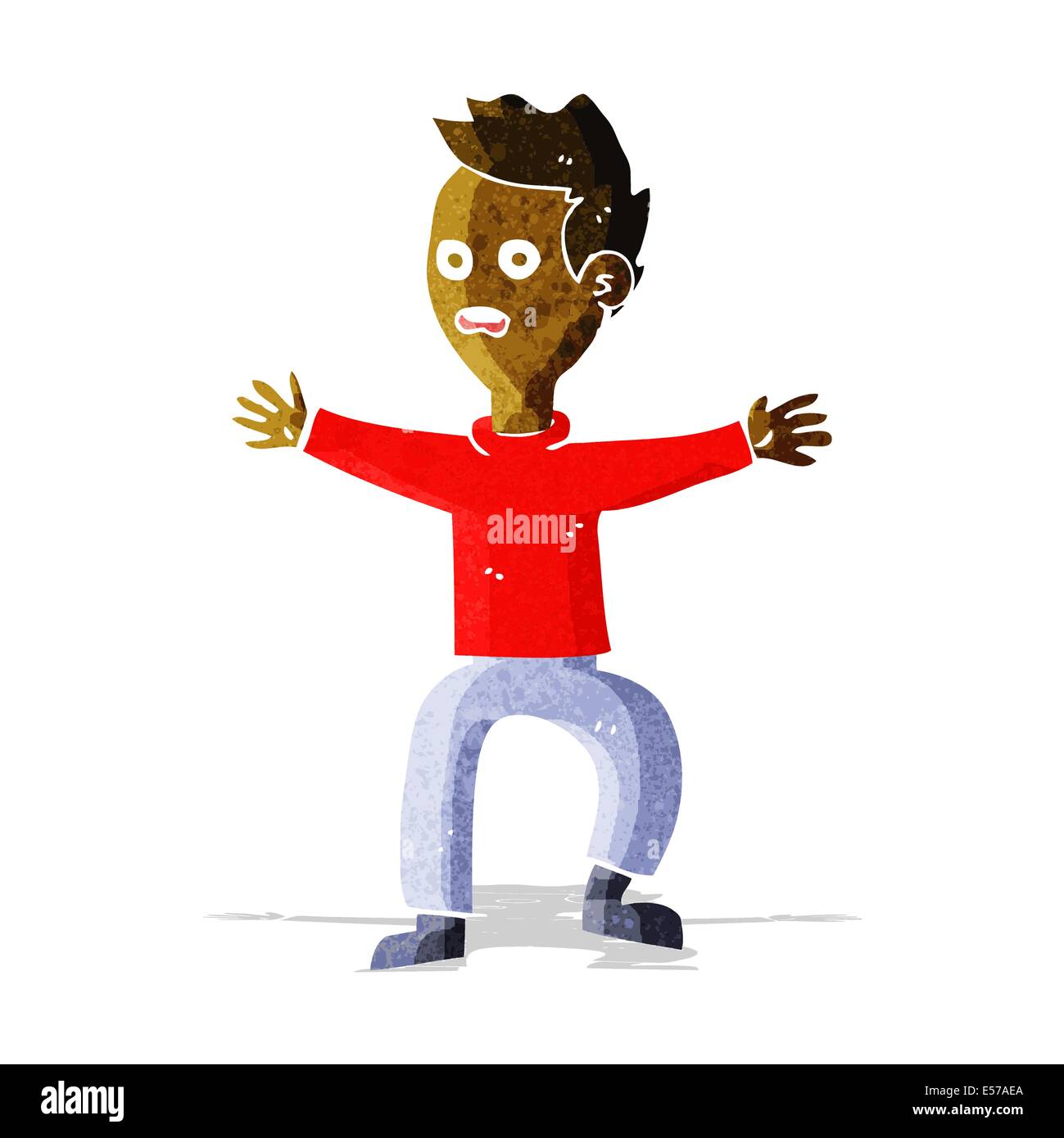 cartoon man panicking Stock Vector Image & Art - Alamy