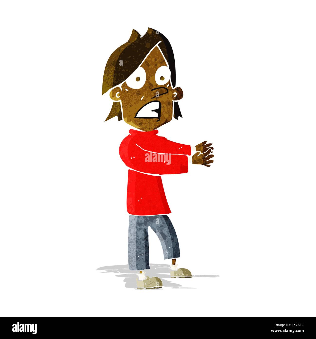 cartoon shocked man Stock Vector Image & Art - Alamy