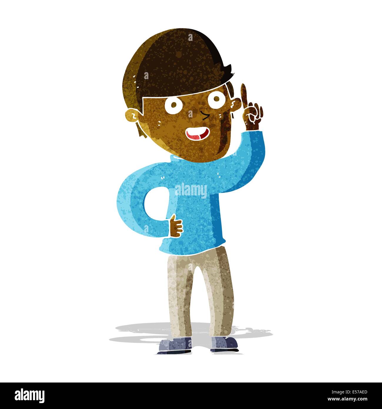 cartoon boy with idea Stock Vector Image & Art - Alamy