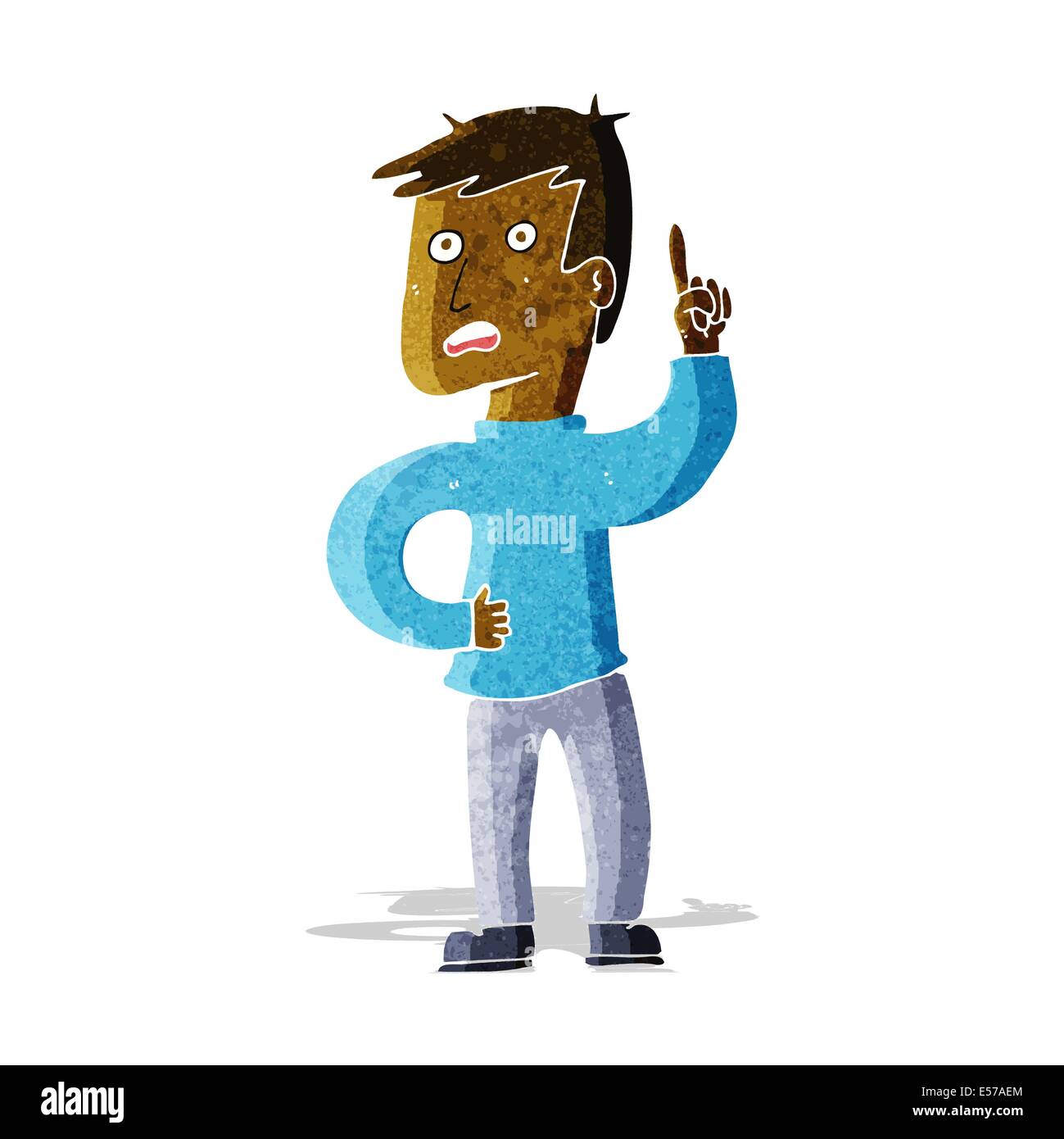 cartoon boy with idea Stock Vector Image & Art - Alamy