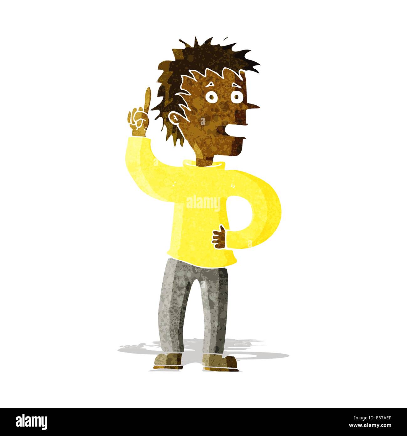 cartoon boy with idea Stock Vector Image & Art - Alamy