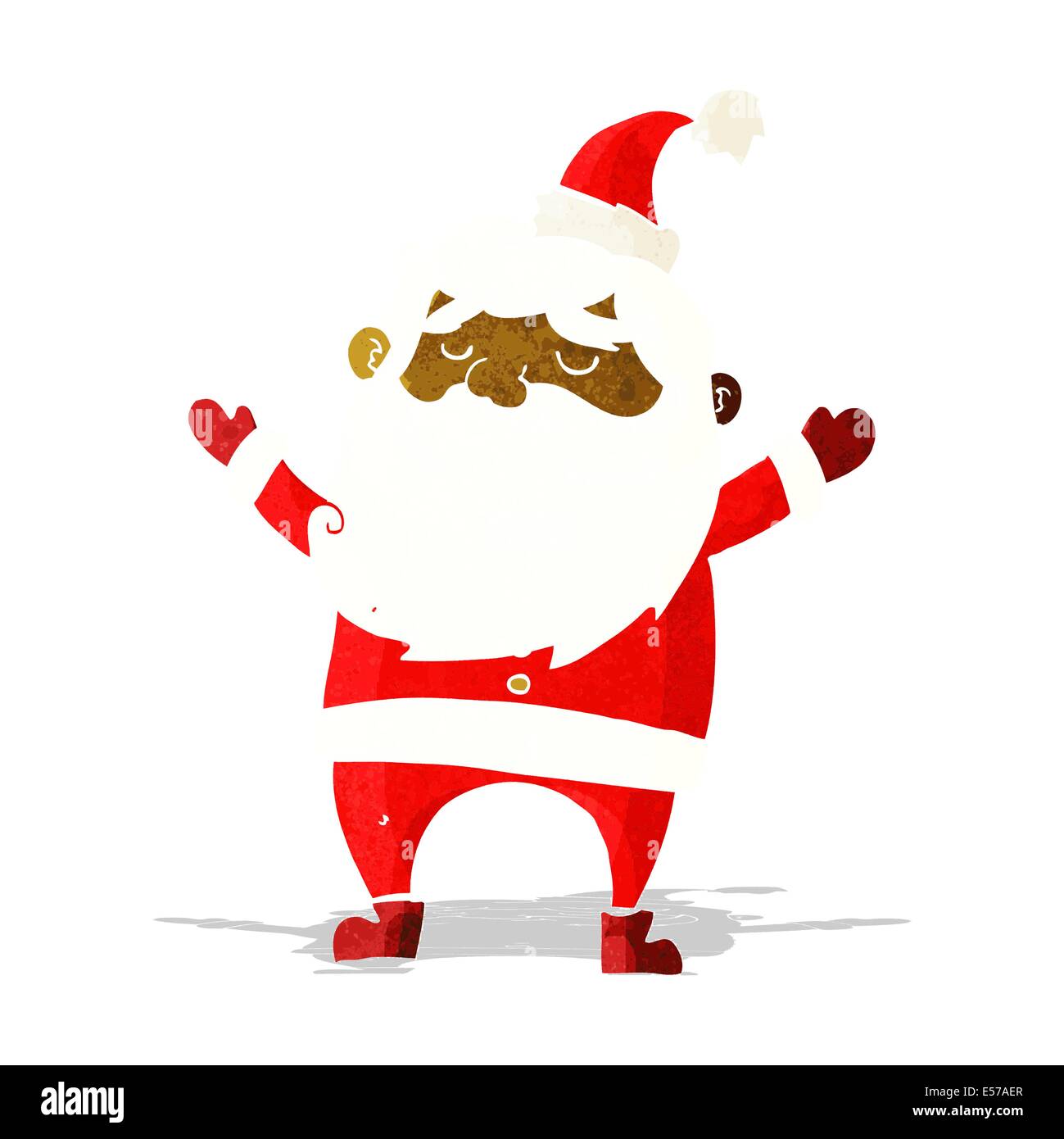 cartoon happy santa claus Stock Vector Image & Art - Alamy
