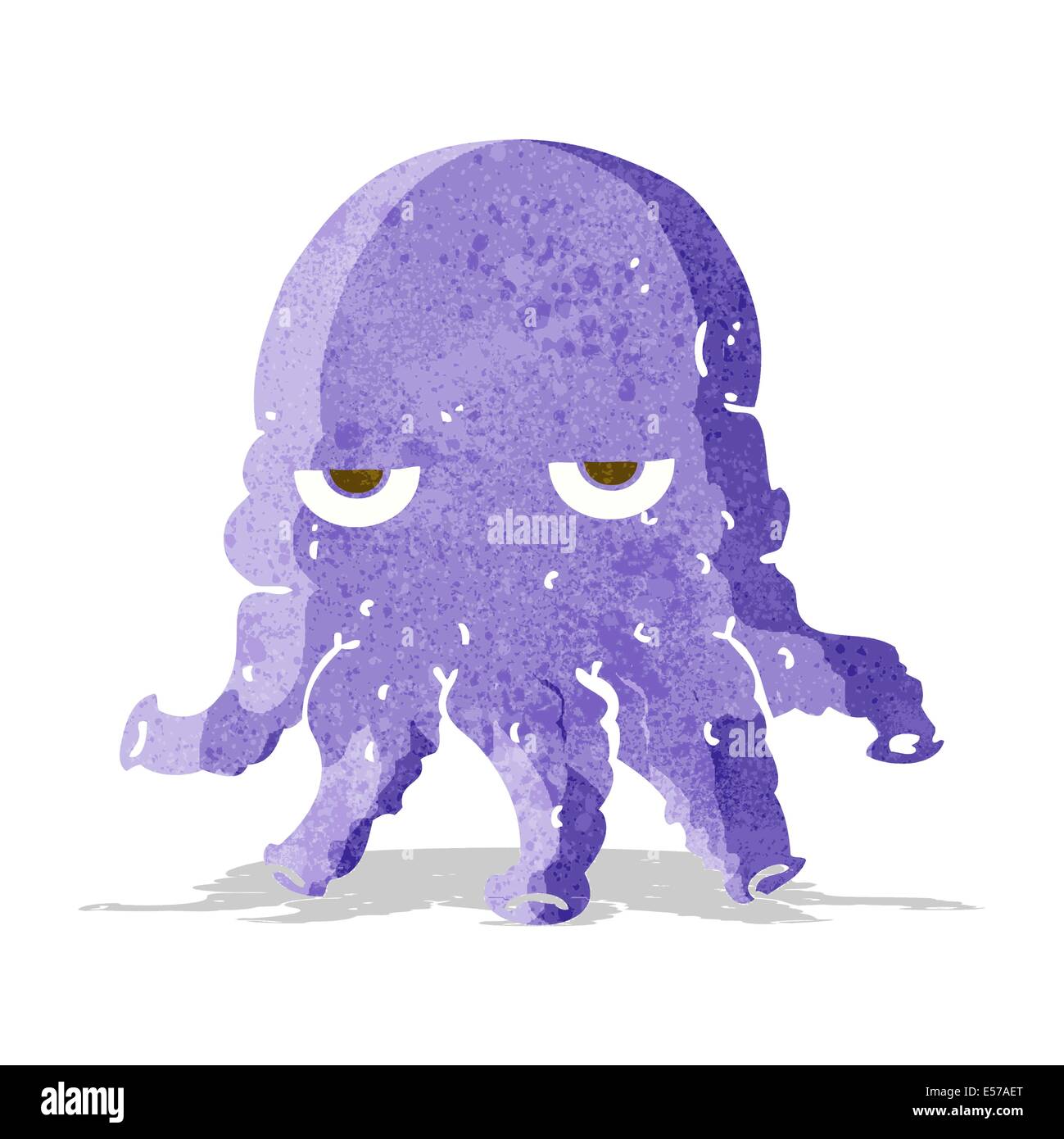 cartoon alien squid face Stock Vector Image & Art - Alamy
