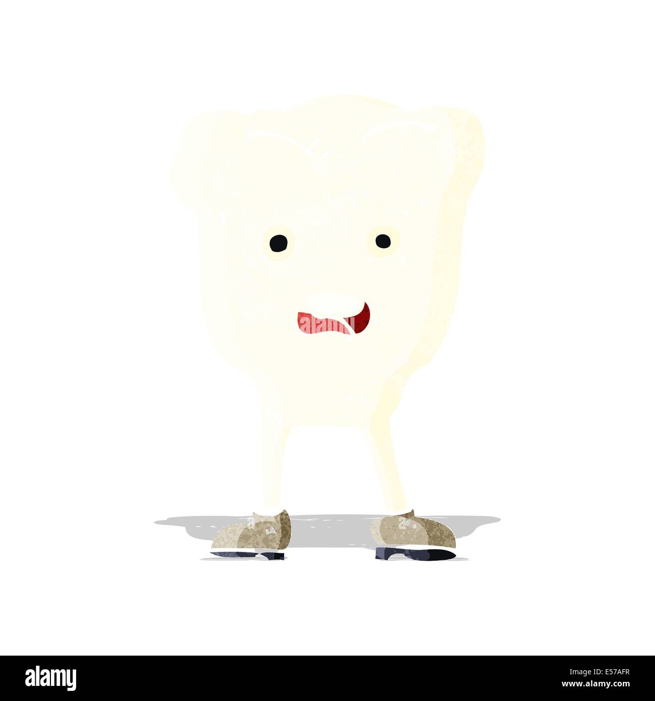 cartoon tooth looking afraid Stock Vector Image & Art - Alamy