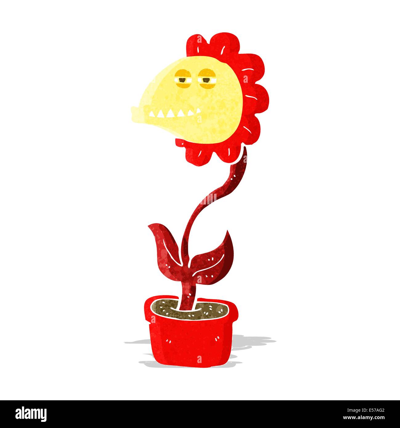 Cartoon monster flower Stock Vector Images - Alamy