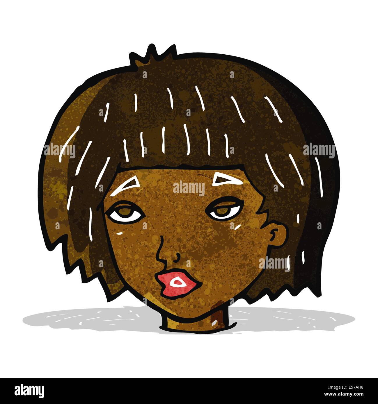 cartoon bored looking woman Stock Vector Image & Art - Alamy