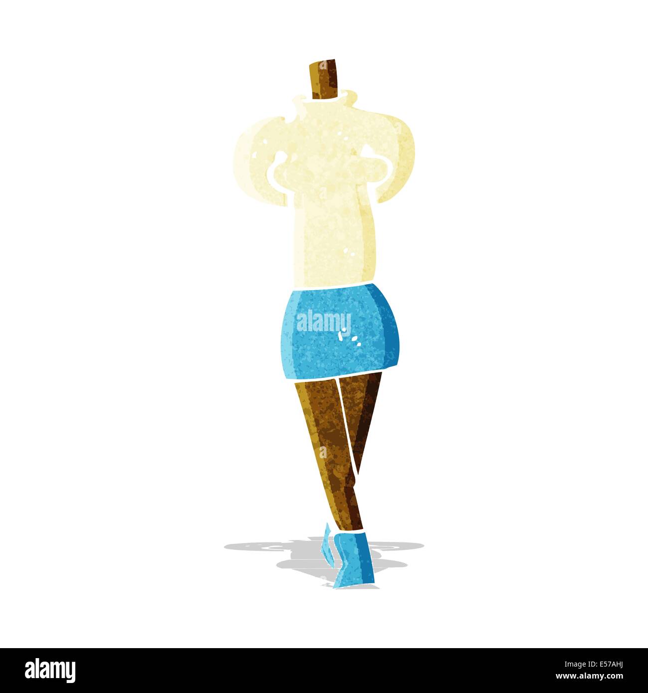 cartoon female body (mix and match cartoons or add own photos Stock ...