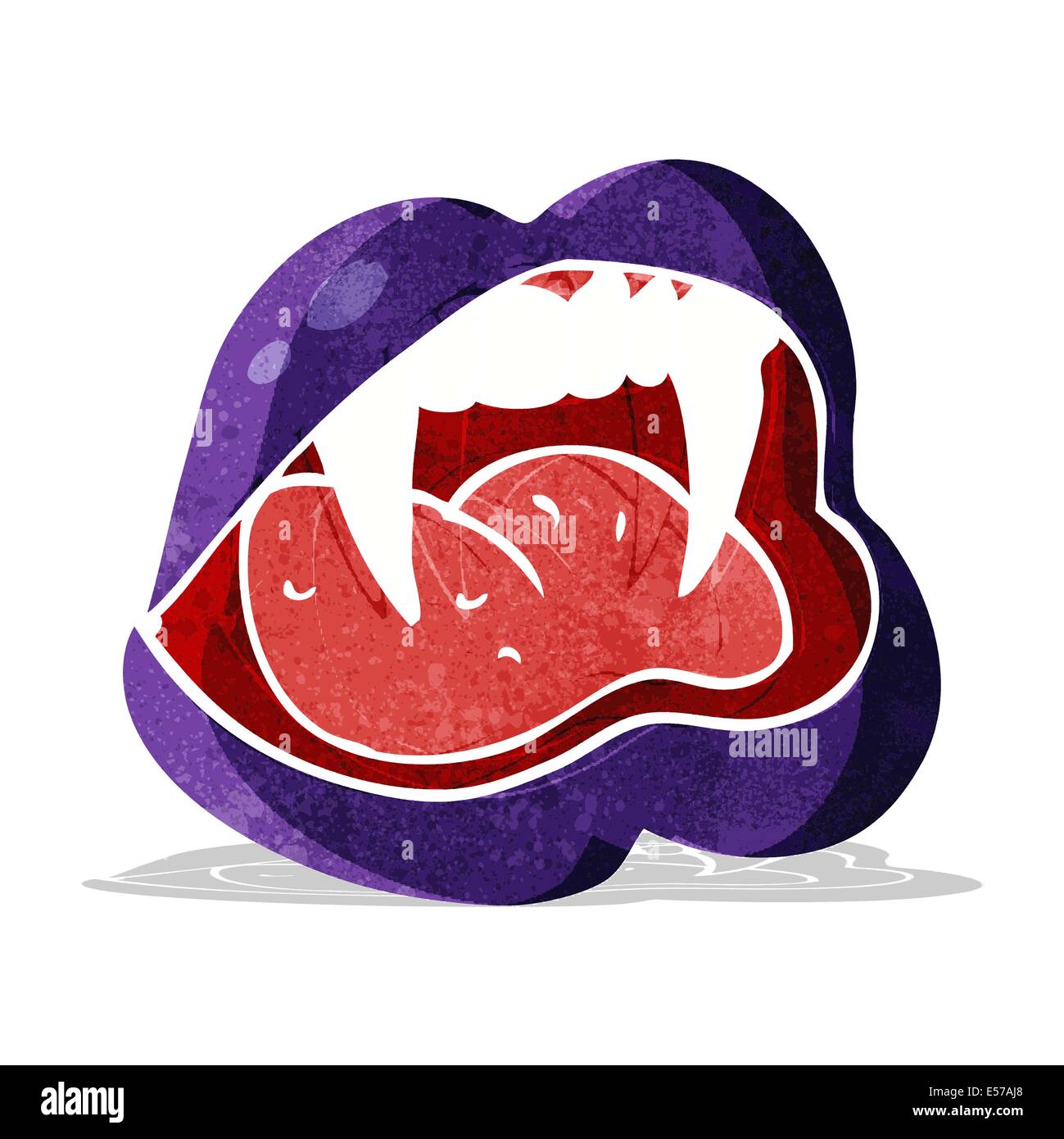 cartoon vampire lips Stock Vector Image & Art - Alamy