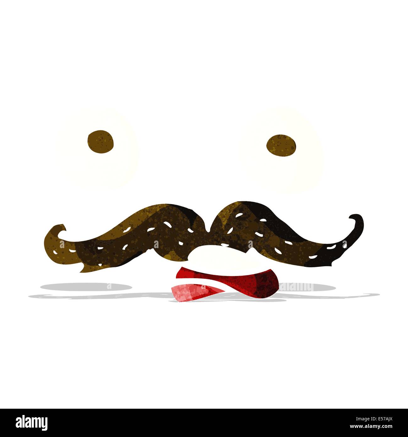 cartoon mustache face Stock Vector Image & Art - Alamy