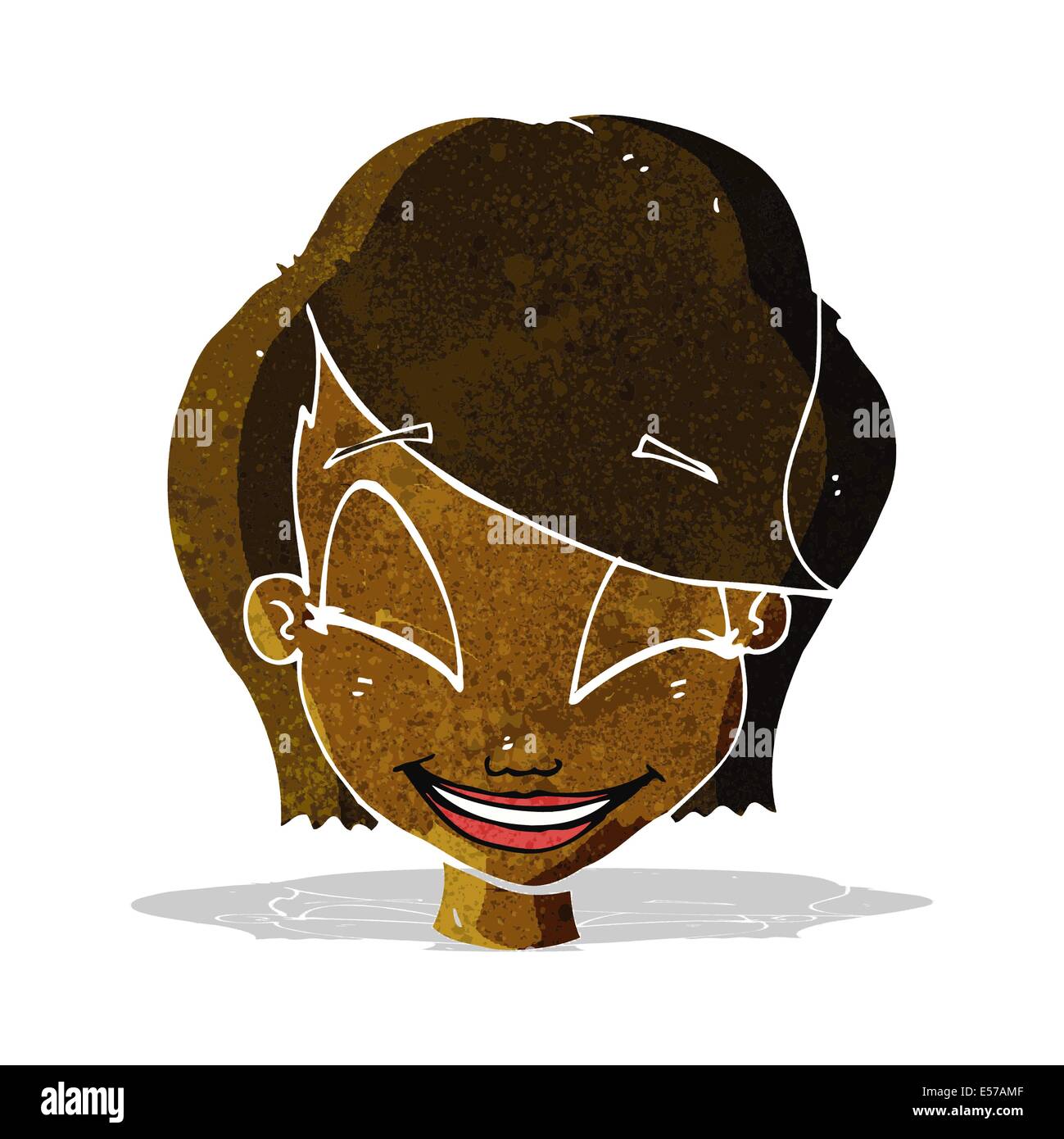 cartoon pretty female face Stock Vector Image & Art - Alamy