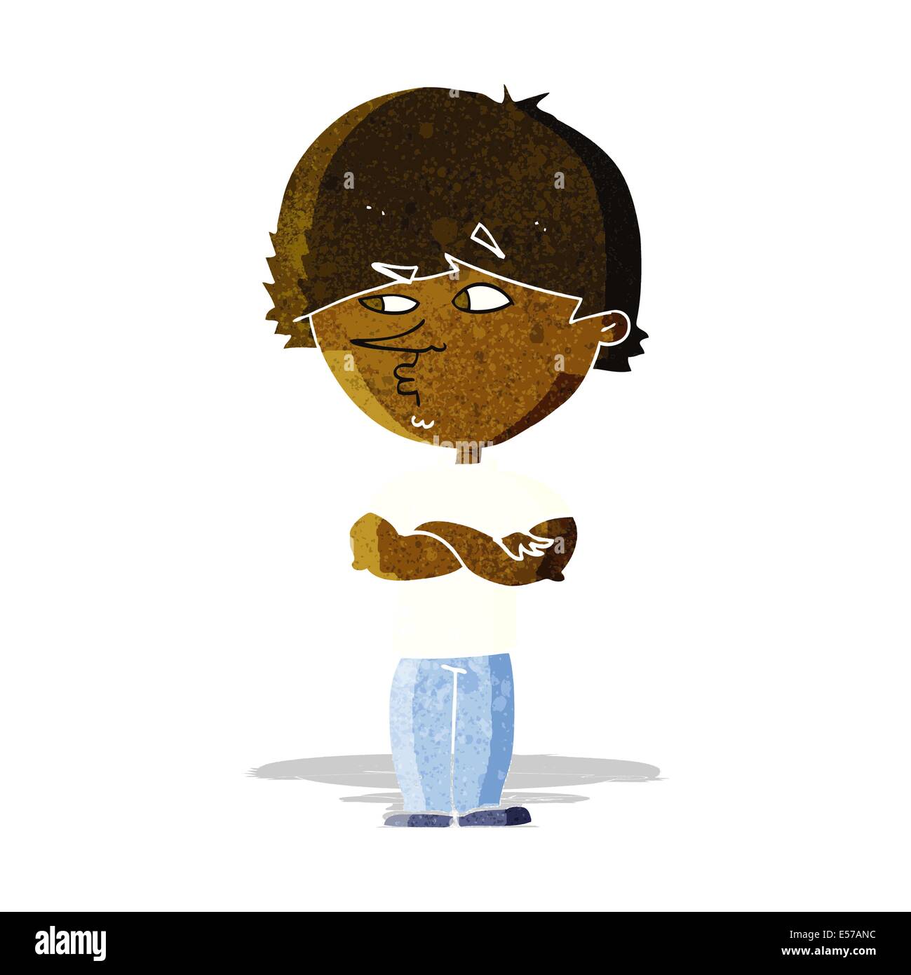 cartoon suspicious man Stock Vector Image & Art - Alamy