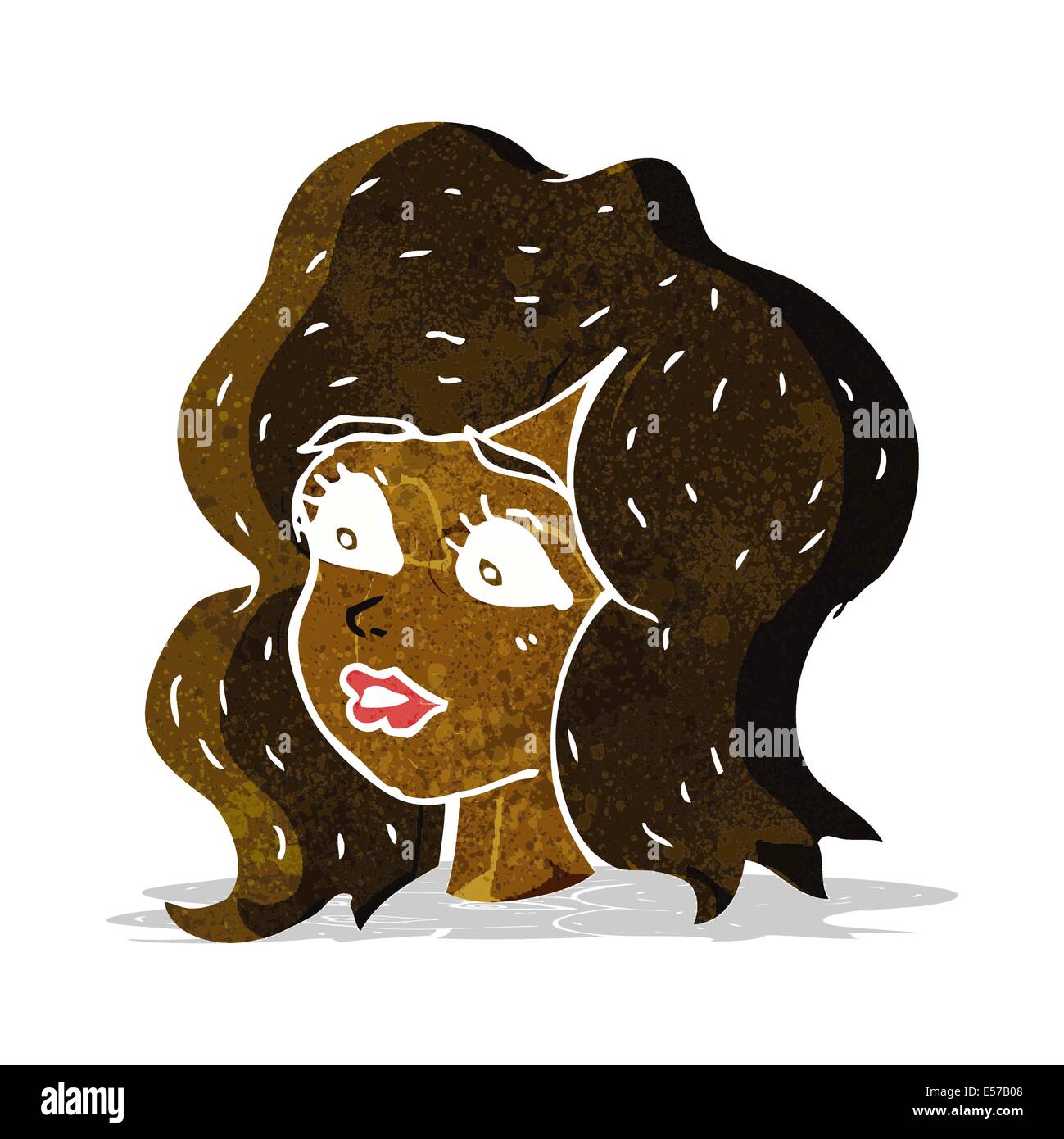 cartoon woman looking concerned Stock Vector Image & Art - Alamy