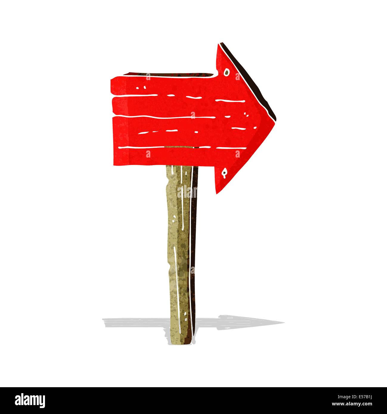 Direction sign quirky Stock Vector Images - Alamy