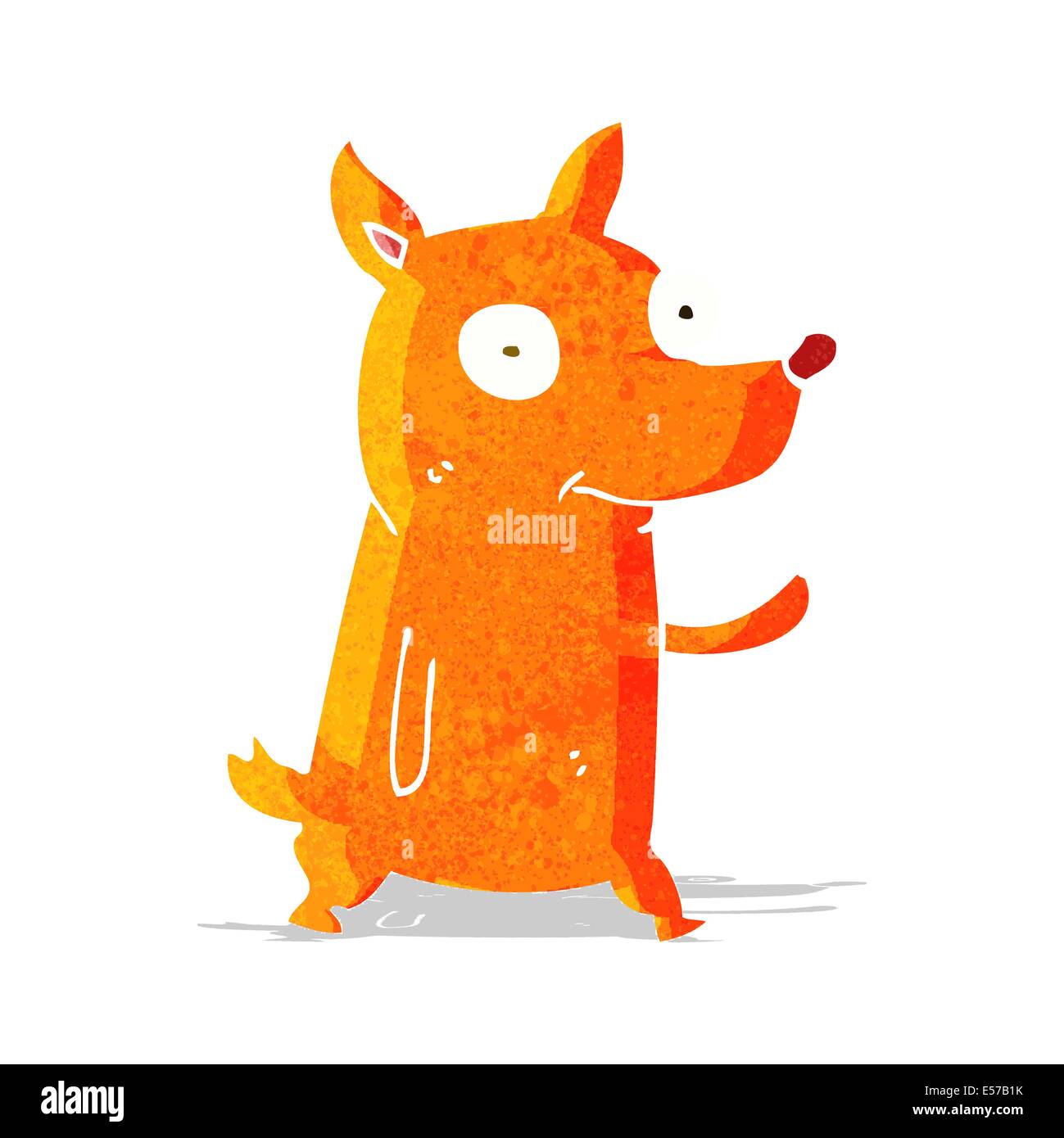 cartoon little dog waving Stock Vector Image & Art - Alamy