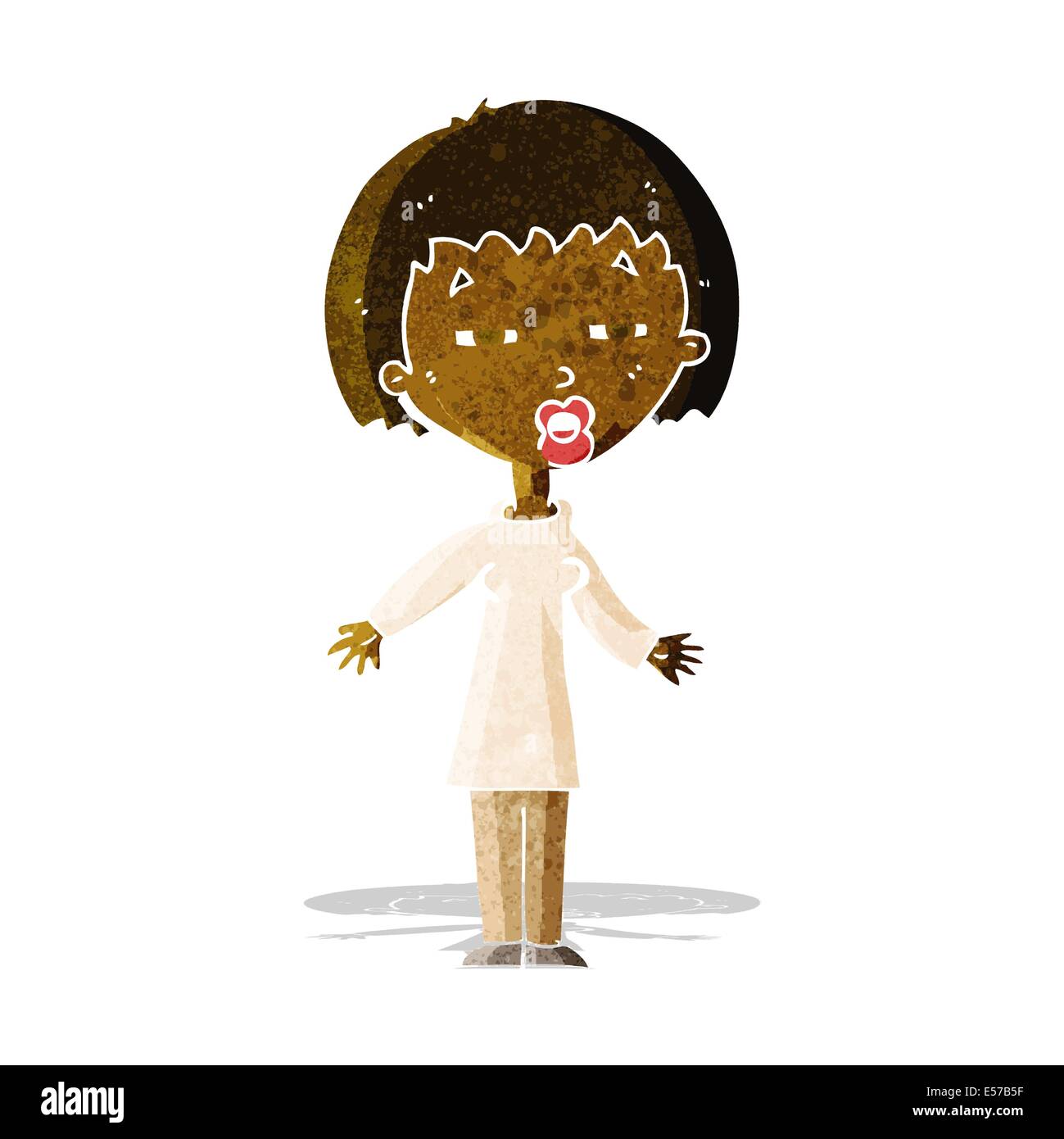 cartoon tired woman Stock Vector Image & Art - Alamy