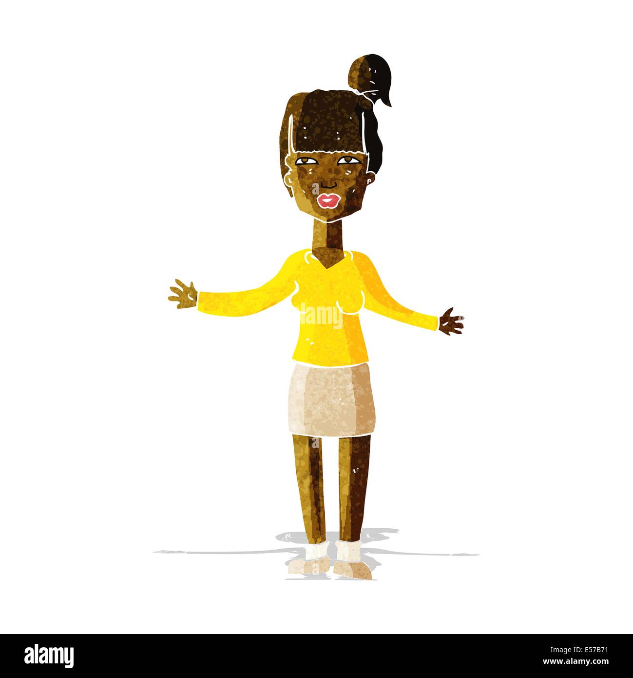 Shrugging shoulders vector hi-res stock photography and images - Alamy