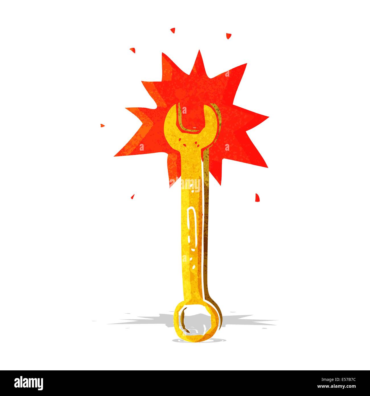 Cartoon spanner Stock Vector Images - Alamy
