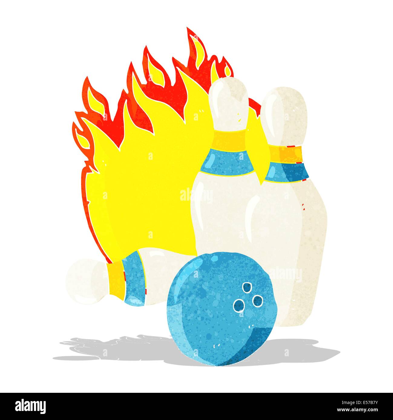 ten pin bowling cartoon Stock Vector Image & Art - Alamy