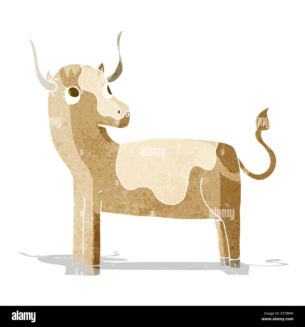 Cartoon of a crazy cow hi-res stock photography and images - Alamy