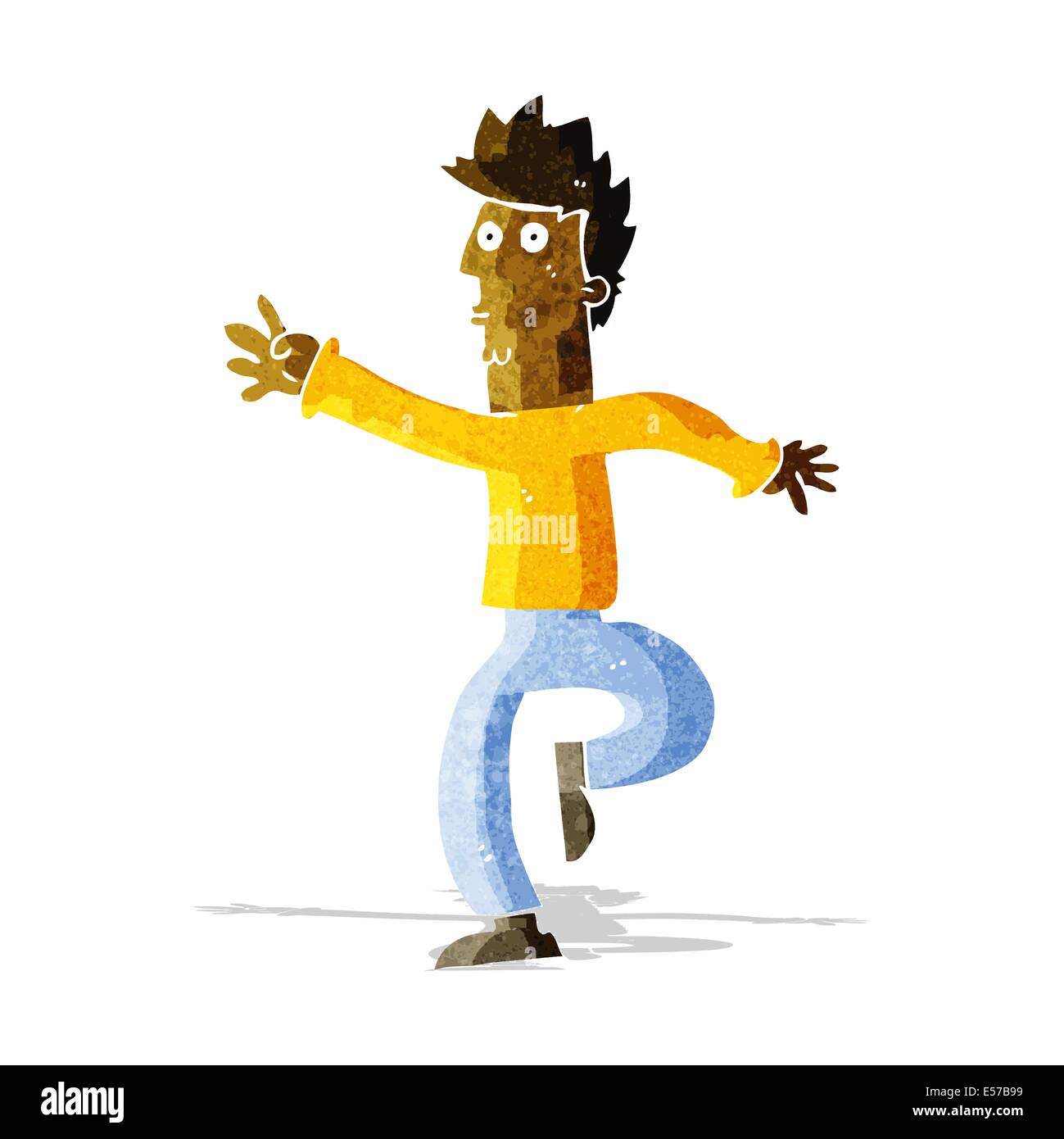 cartoon urgent man Stock Vector Image & Art - Alamy