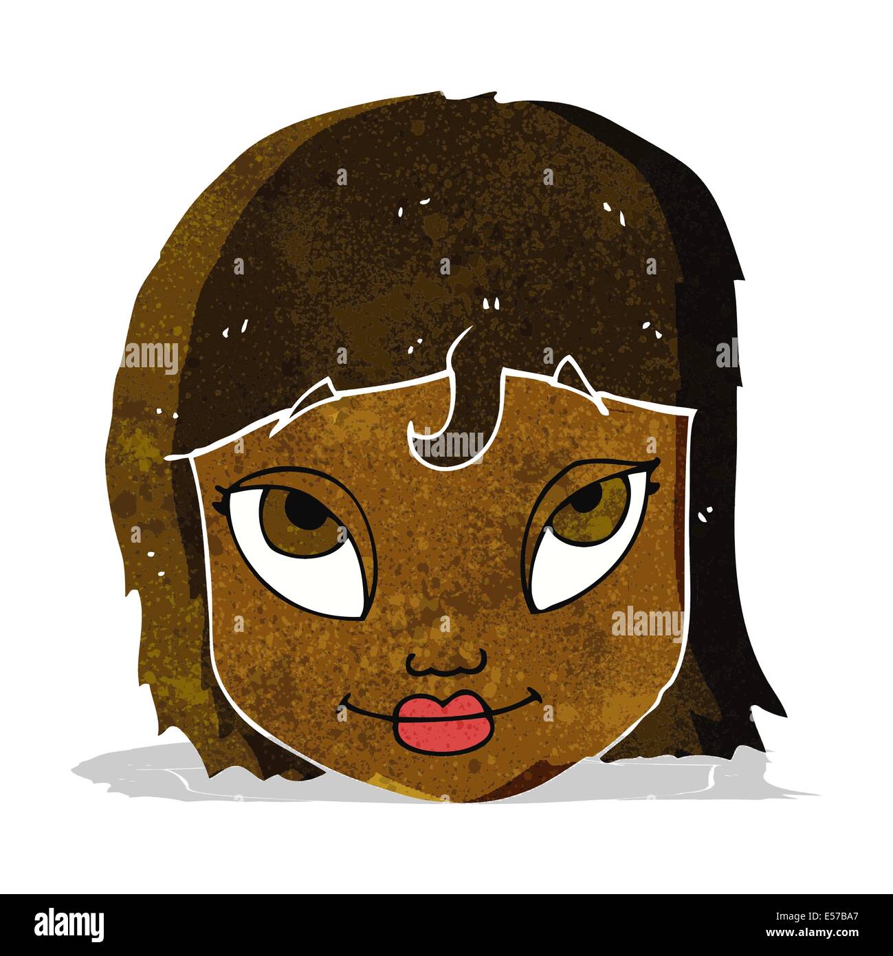 cartoon woman smiling Stock Vector Image & Art - Alamy