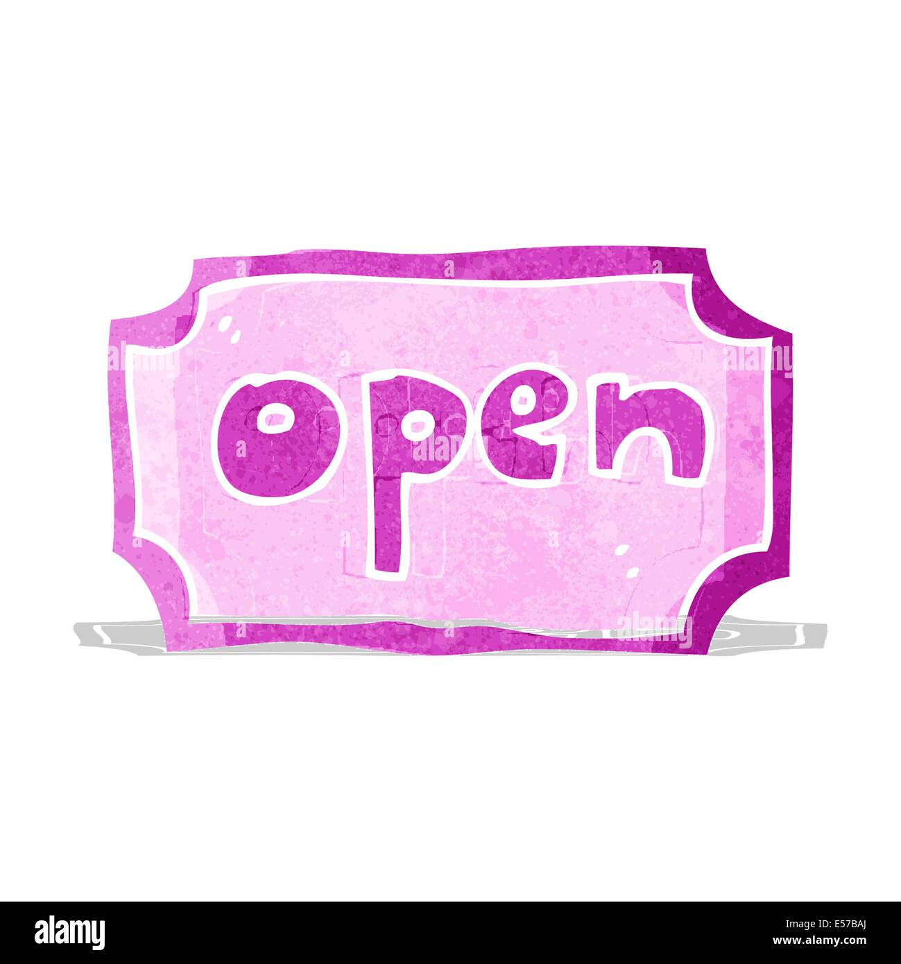 cartoon open sign Stock Vector Image & Art - Alamy